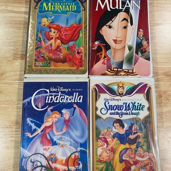 Disney | Other | Disney Princess Vhs Bundle | Poshmark